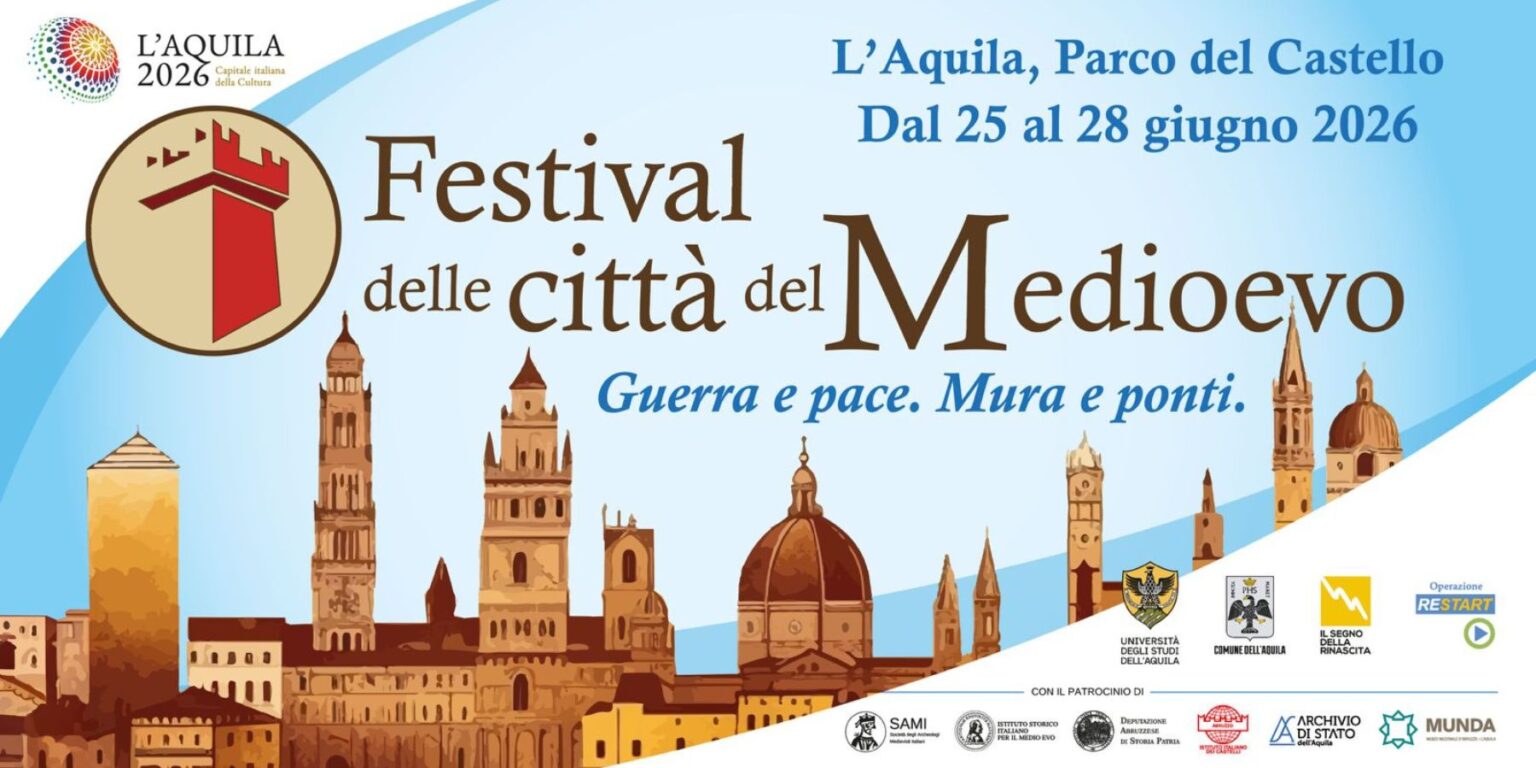 Festival delle Città del Medioevo all'Aquila: 25-28 giugno 2026